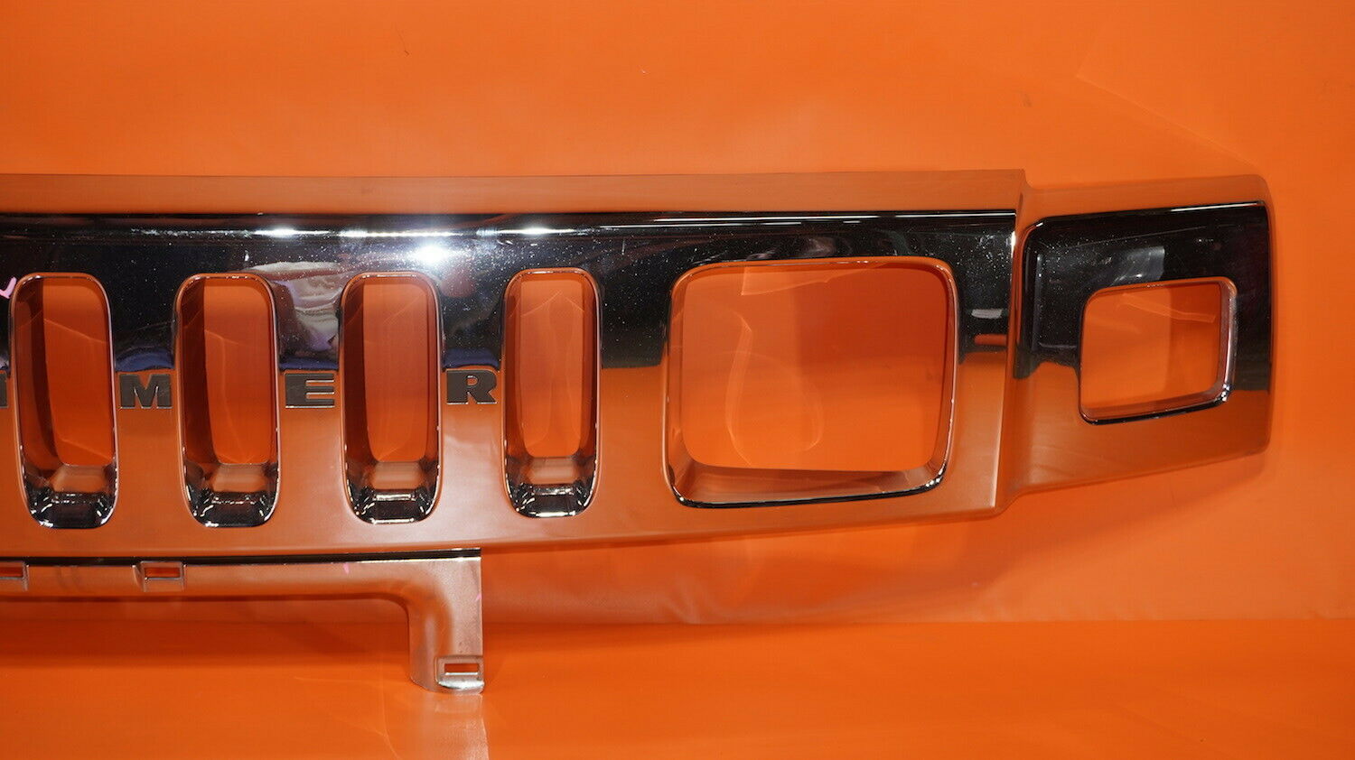 HUMMER H2 UPPER GRILLE 2003 2004 2005 2006 2007 CHROME 15177227 OEM