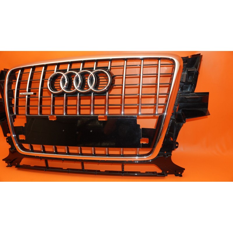 AUDI Q5 GRILLE 2009 2010 2011 2012 S-LINE GLOSSY BLACK 8R0853651B OEM