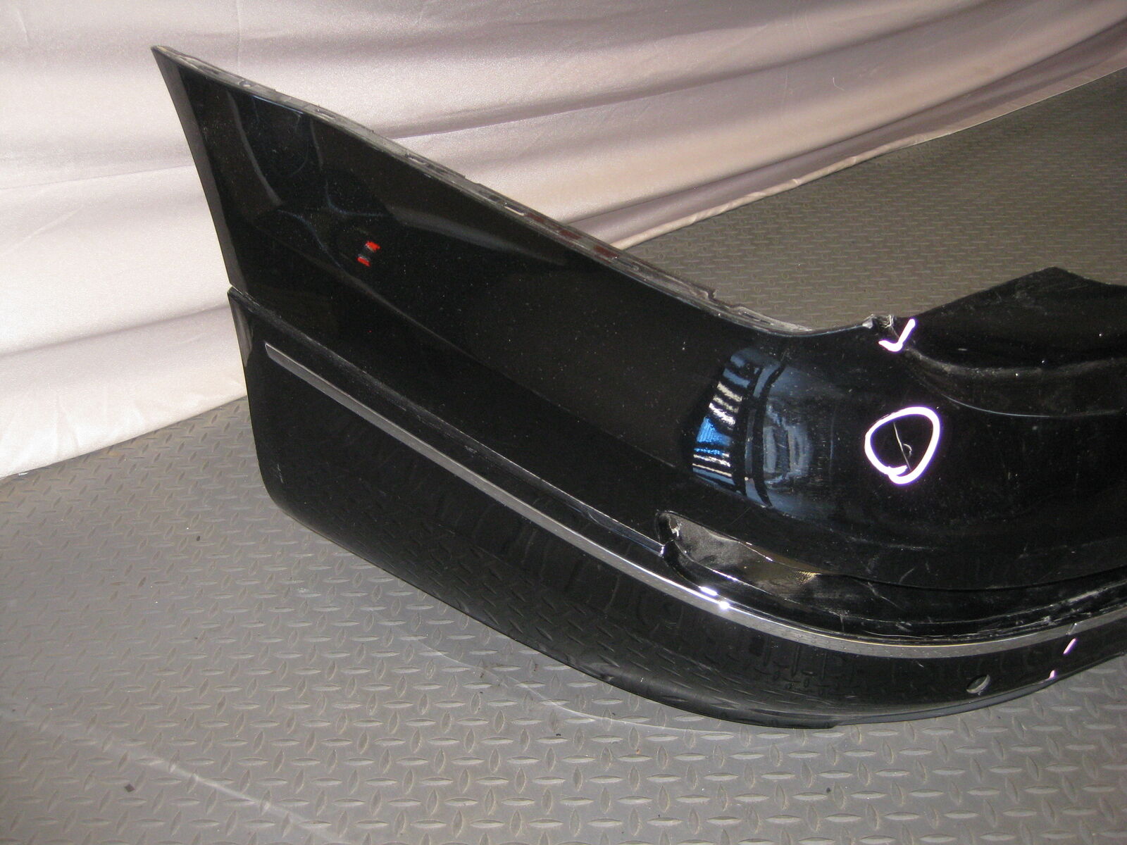 AUDI Q7 REAR BUMPER 2011-2013 S LINE BLACK OEM