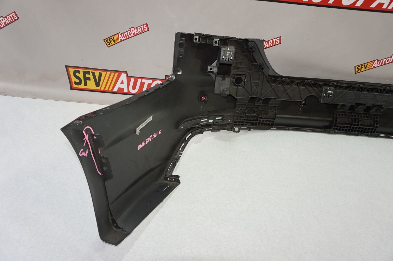 AUDI A5 REAR BUMPER S-LINE 2017 208 2019 GRAY 8W6 807 511C OEM