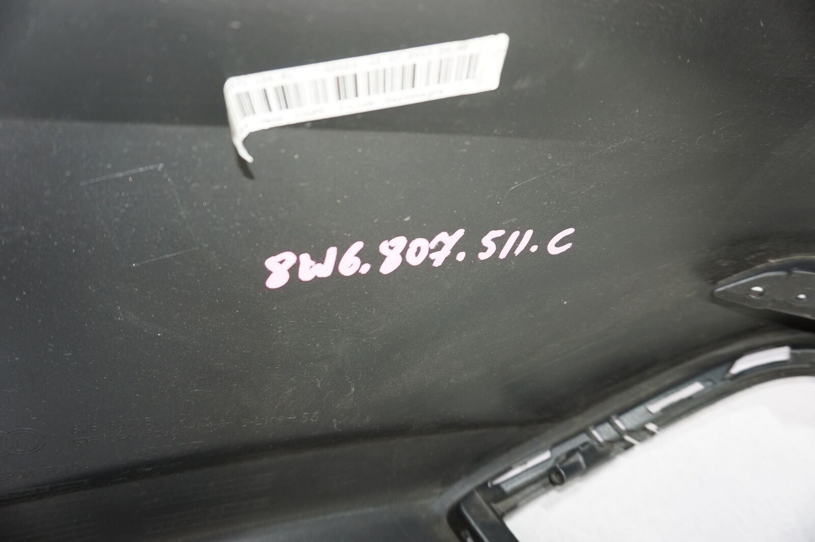 AUDI A5 REAR BUMPER S-LINE 2017 208 2019 GRAY 8W6 807 511C OEM