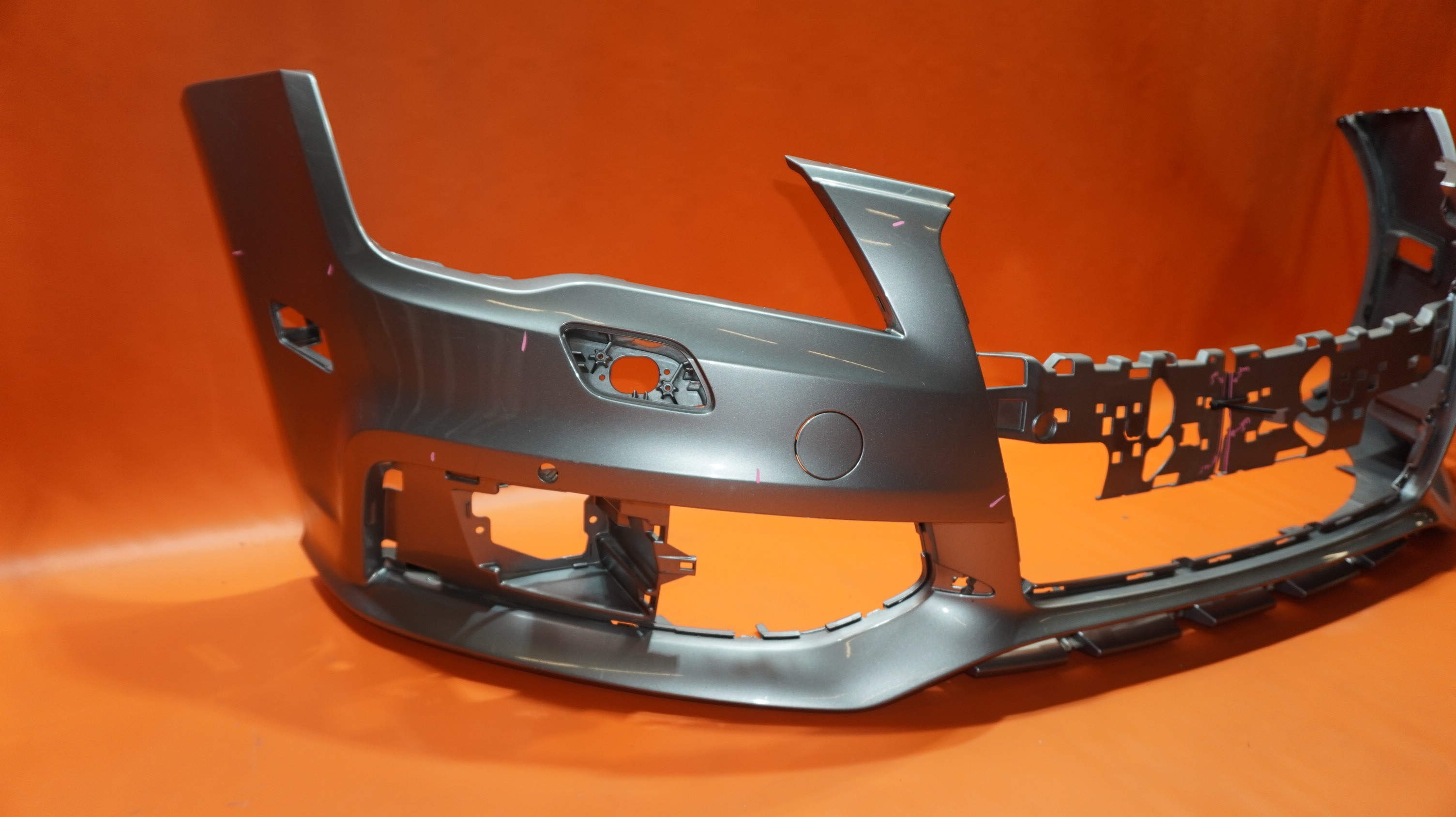 AUDI A7 S7 FRONT BUMPER 2011 2012 2013 2014 S-LINE 4G8807437F GRAY OEM