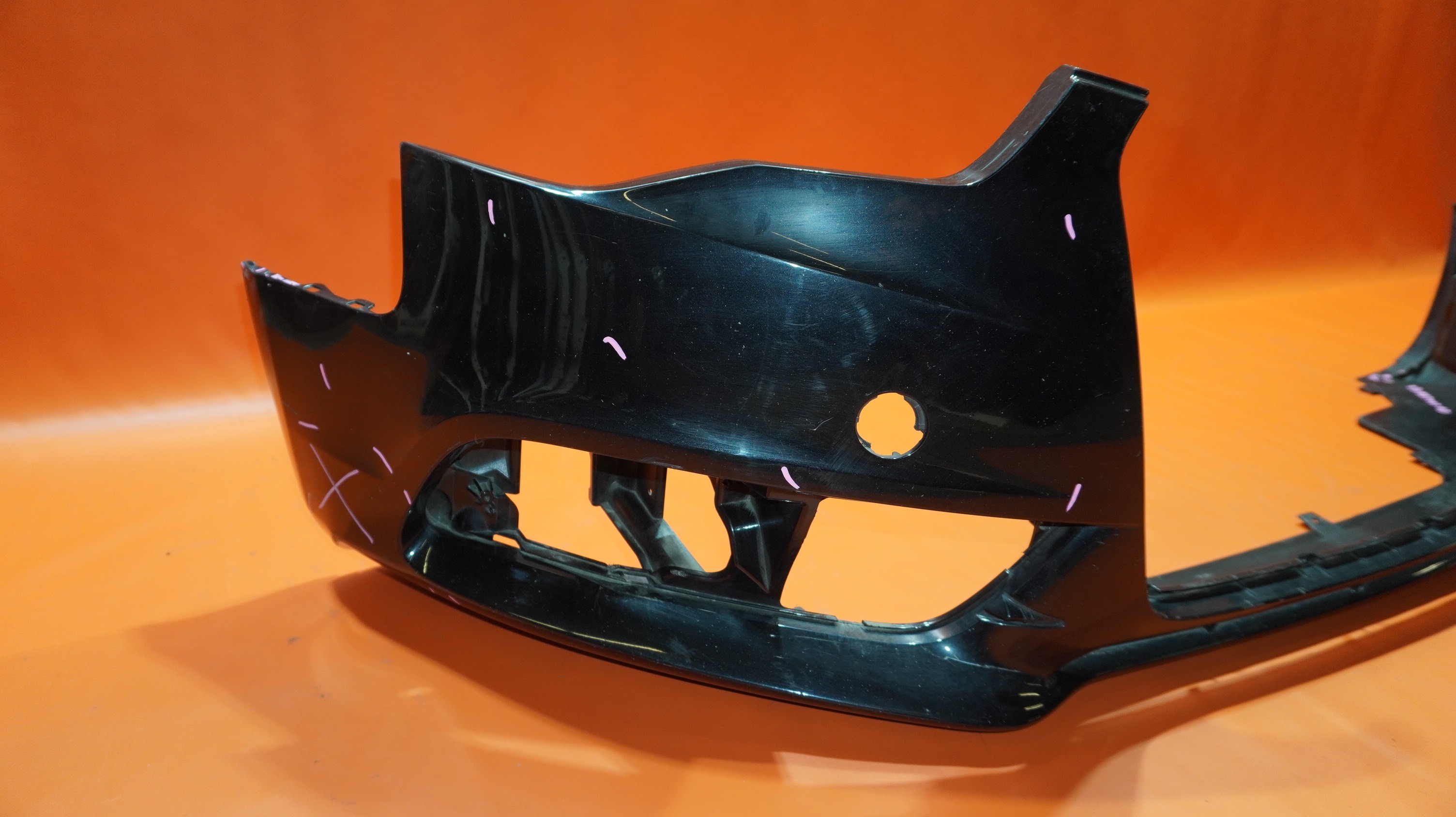 AUDI A5 FRONT BUMPER 2013 2014 2015 CONVERTIBLE BLACK 8T0807437AD OEM