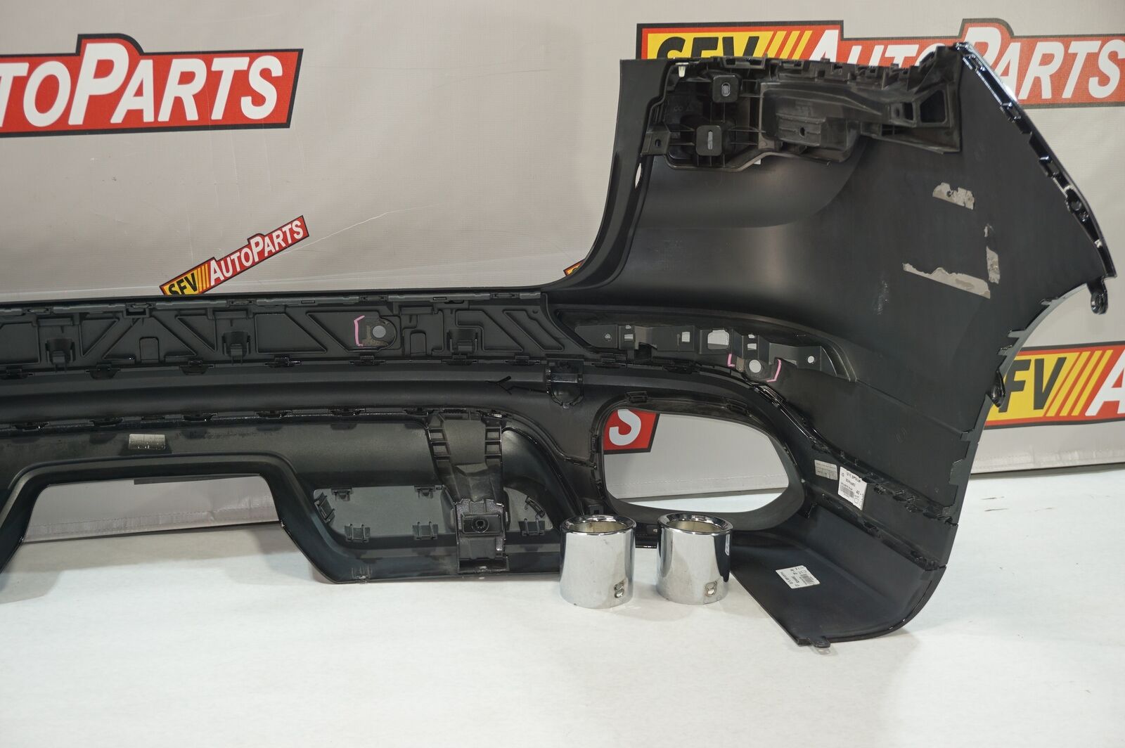 PORSCHE CAYENNE TURBO REAR BUMPER 2015 2016 7P5 807 421 B