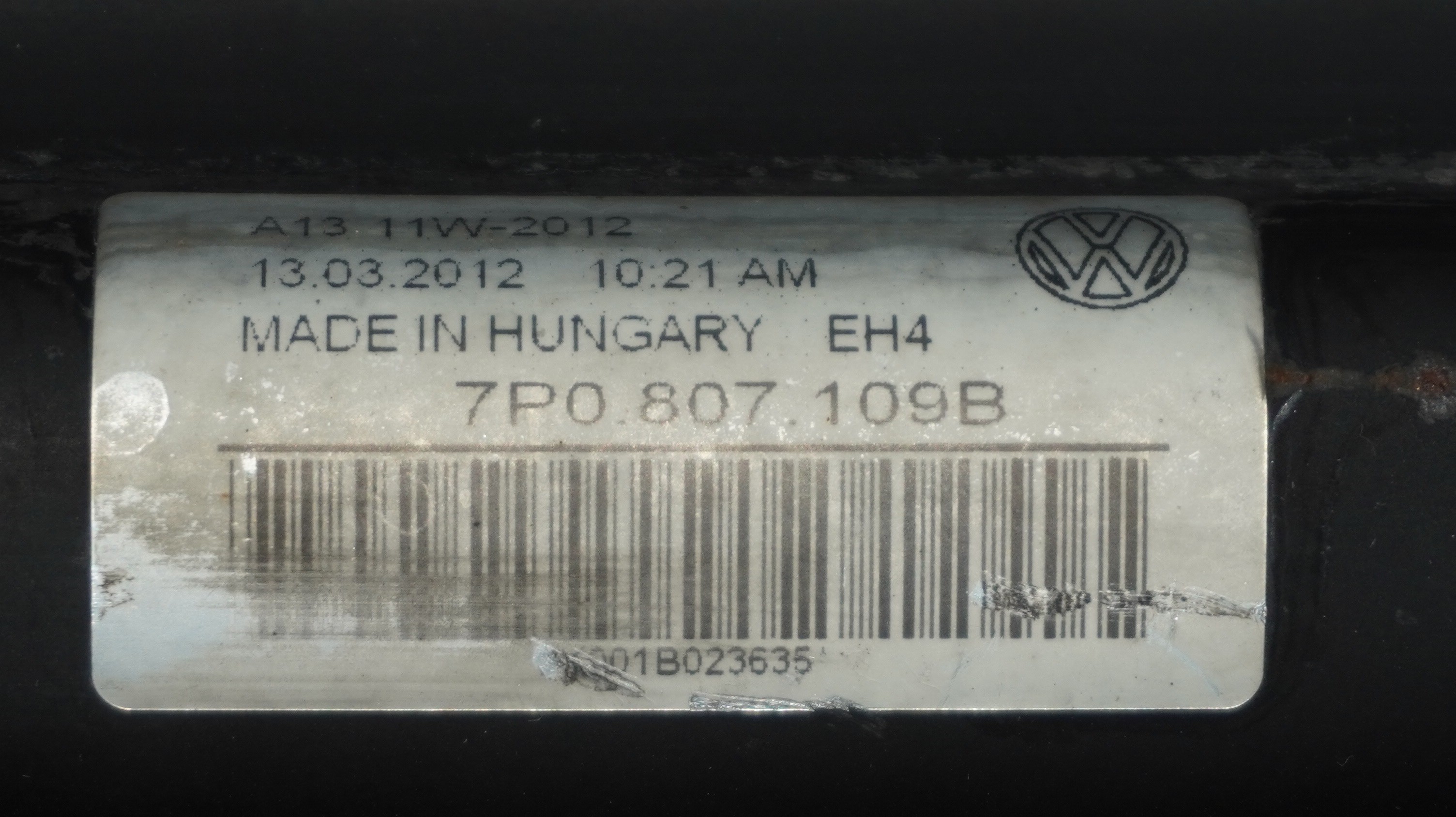 PORSCHE CAYENNE REINFORCEMENT FRONT 2011 2012 2013 2014 2015 VW