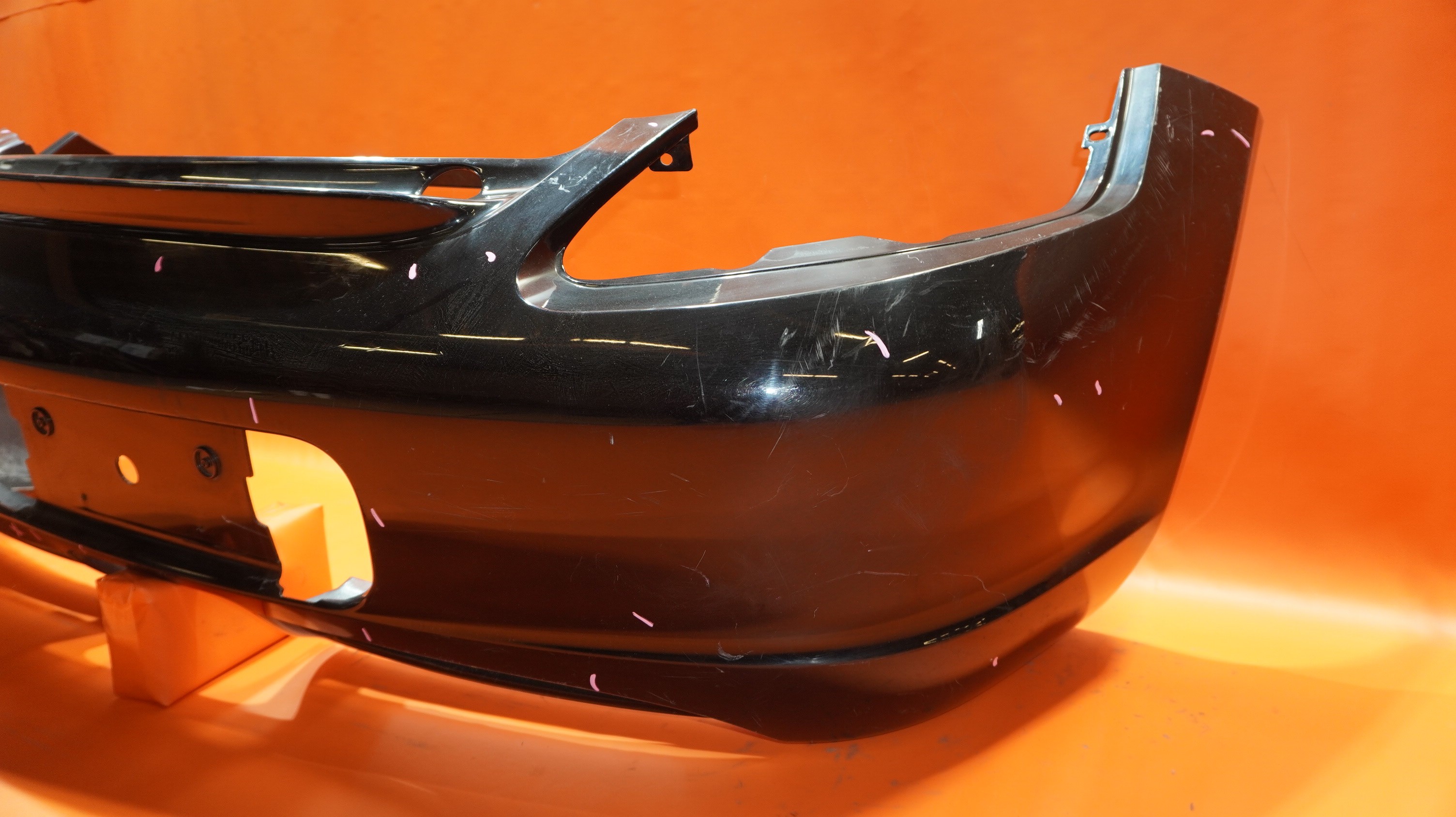 PORSCHE CAYMAN S REAR BUMPER 2006 2007 2008 987505411 BLACK OEM