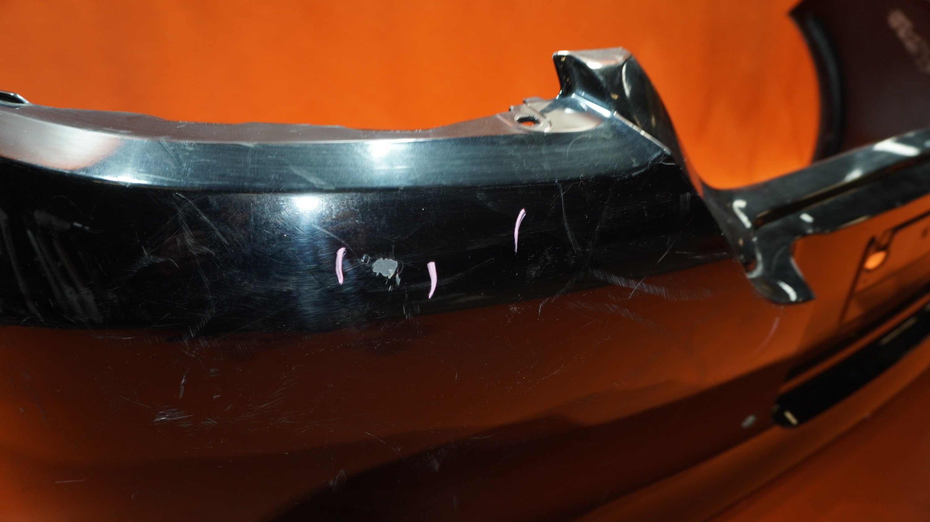 PORSCHE PANAMERA REAR BUMPER 2010 2011 2012 2013 97050541100 BLACK