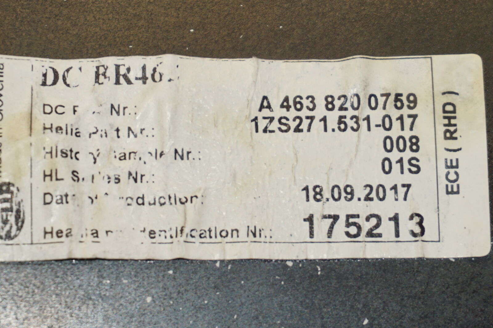 MERCEDES BENZ G550 HEADLIGHT 2013 2014 2015 2016 2017