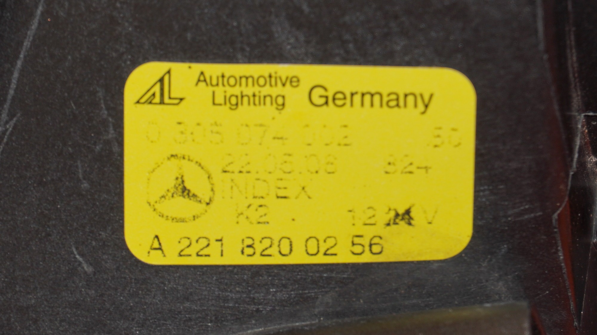 MERCEDES BENZ S550 FOG LIGHT RIGHT PASSENGER 2007 2008 2009 A2218200256 ...