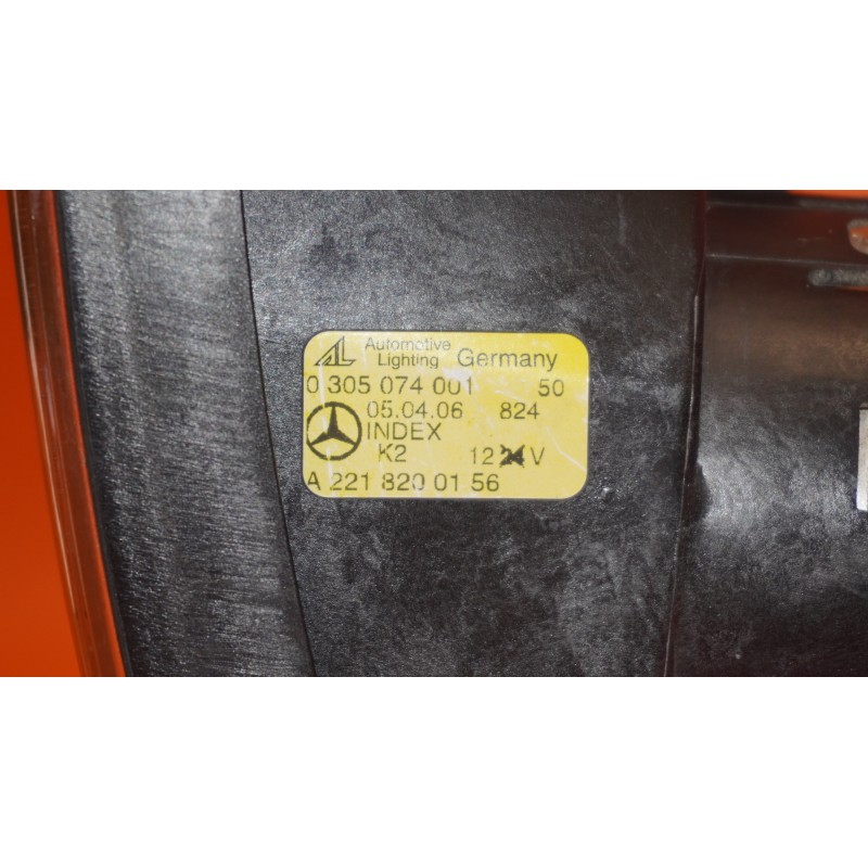 MERCEDES BENZ S550 FOG LIGHT LEFT DRIVER 2007 2008 2009