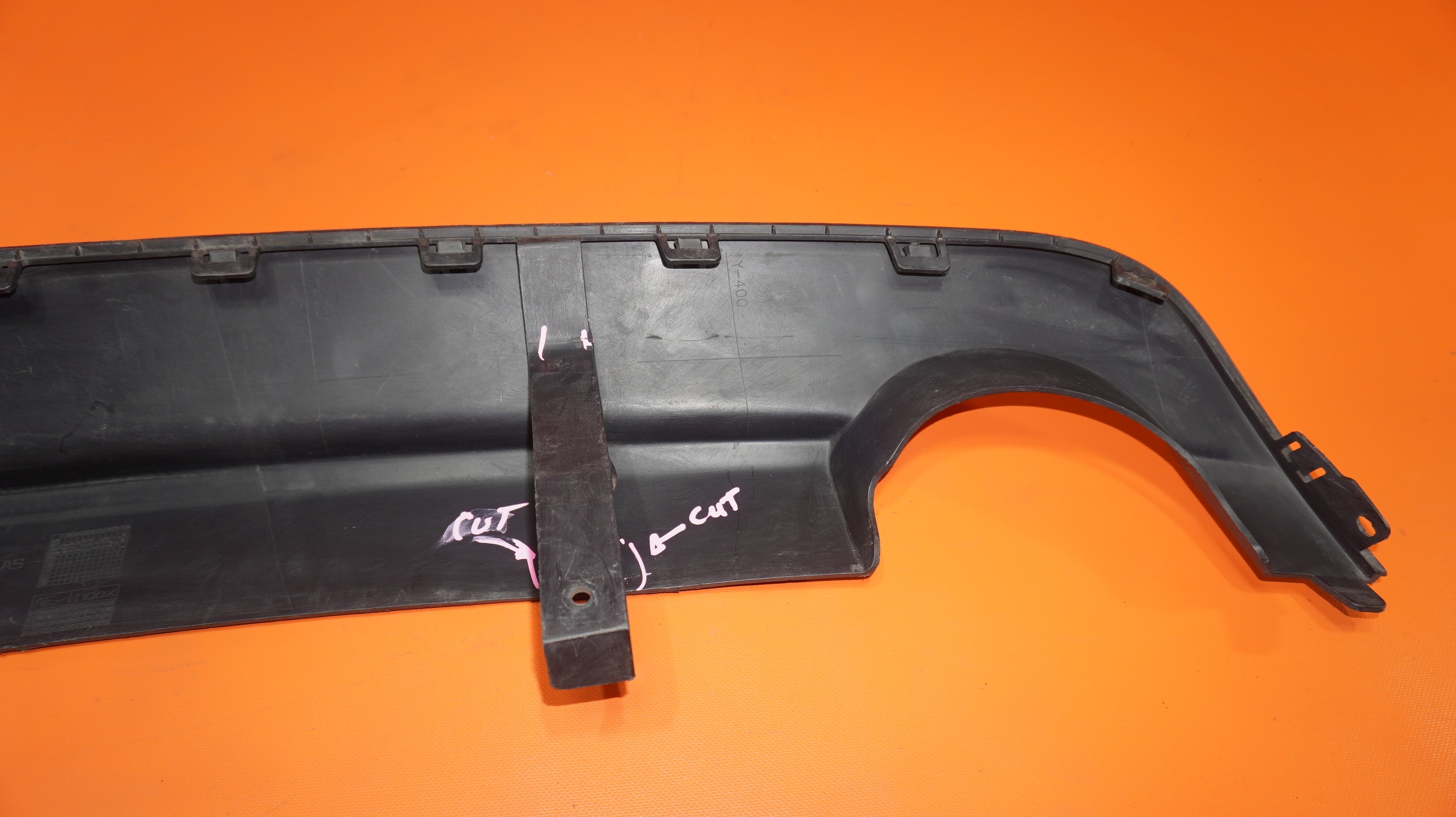 MERCEDES C300 REAR DIFFUSER VALANCE 2008 2009 2010 2011 A2048853225