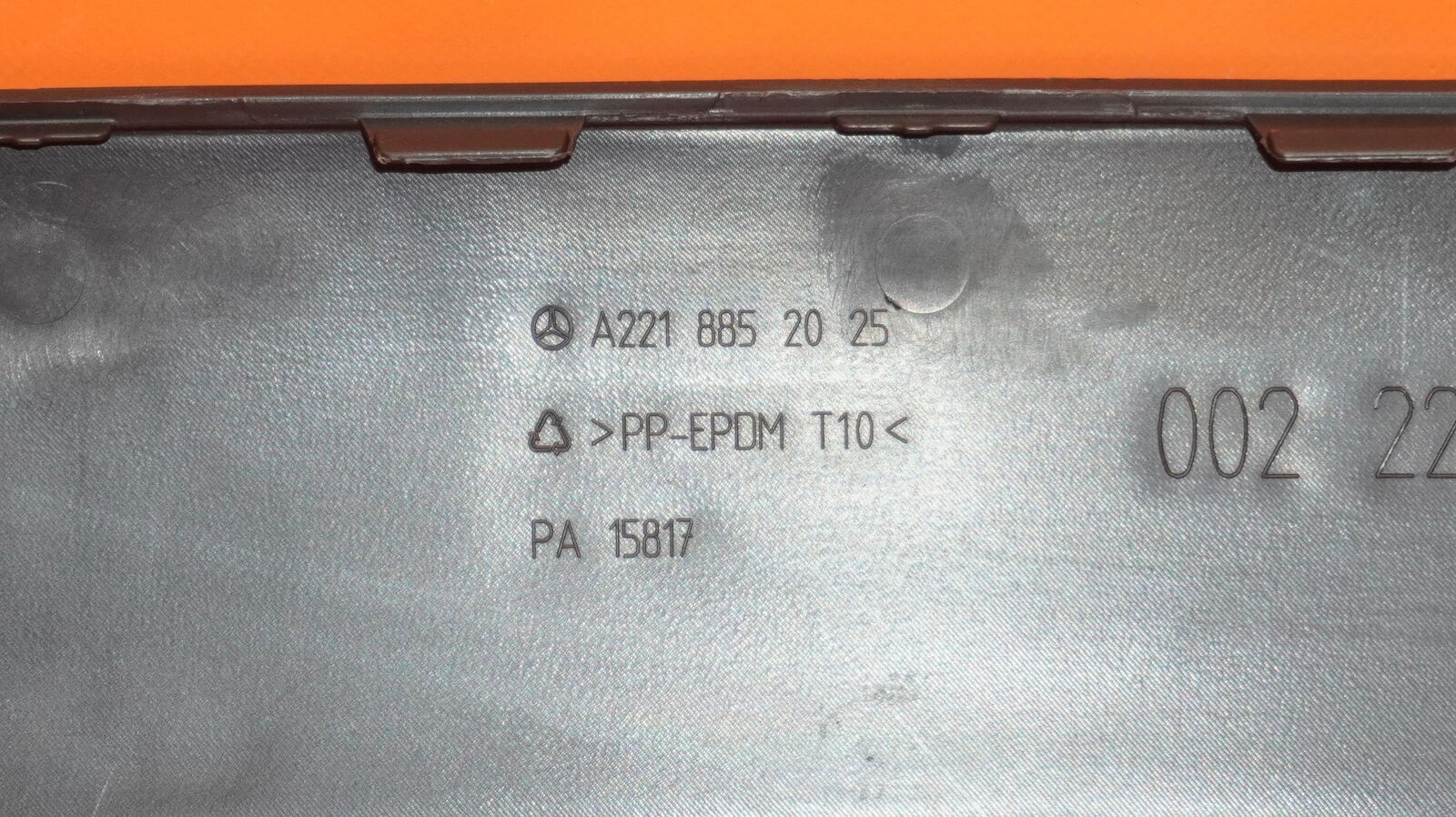 MERCEDES BENZ S550 DIFFUSER REAR BUMPER VALANCE 2010 2011 2012 2013 ...