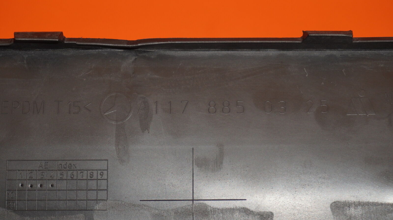 MERCEDES BENZ CLA250 DIFFUSER REAR BUMPER VALANCE 2014 2015 A117 885 0325