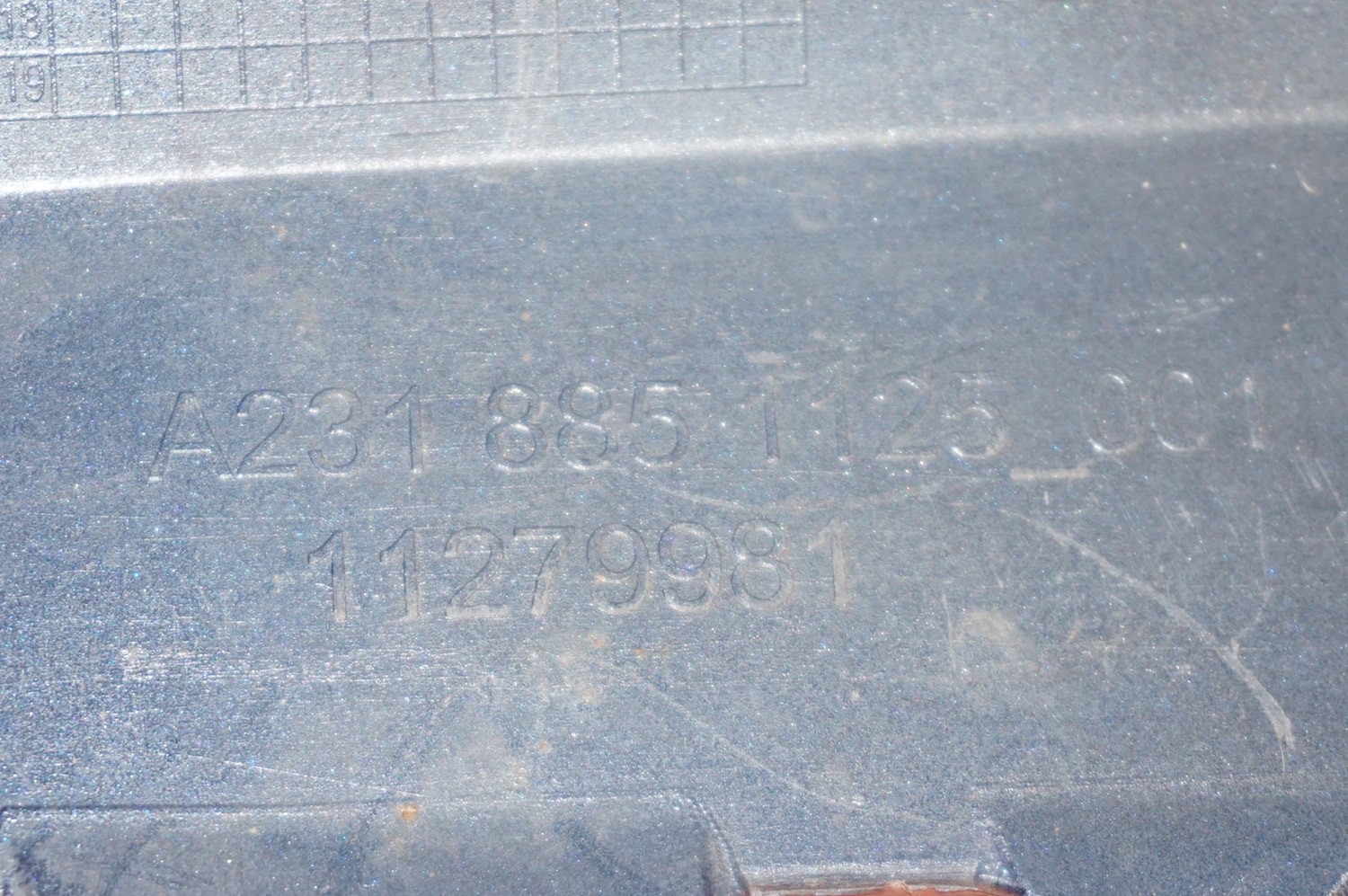 MERCEDES BENZ SL550 REAR BUMPER 2013 2014 2015 SL63 AMG BLUE