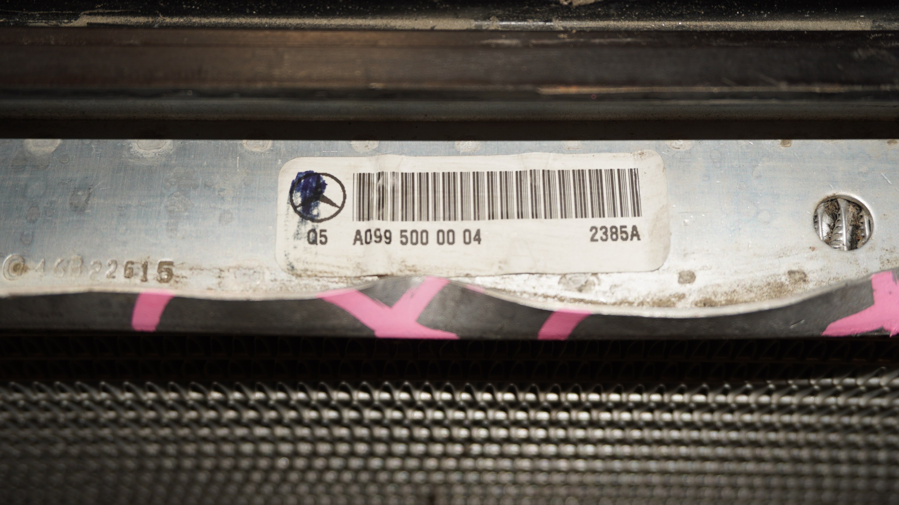 MERCEDES BENZ GLE350 RADIATOR AC CONDENSER 2016 2017 2018 A0995000004