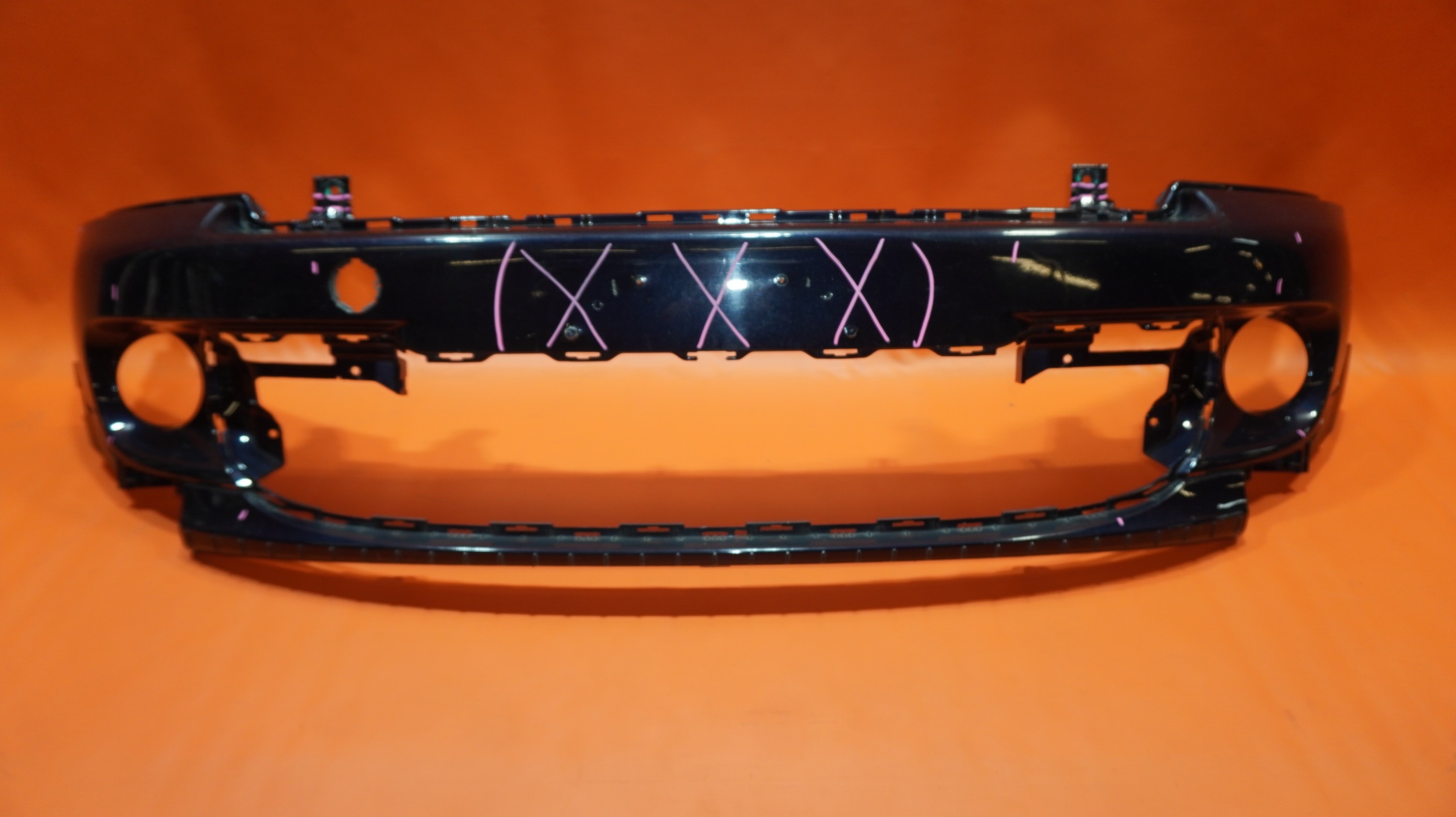 MINI COOPER S FRONT BUMPER 2011 2012 2013 R56 7255107 BLUE OEM