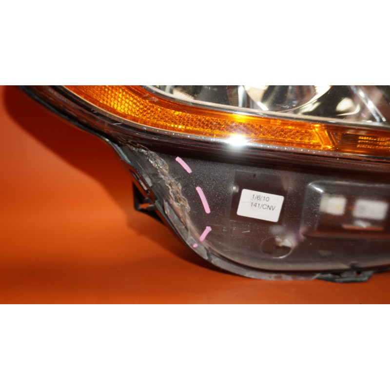 JAGUAR XJ HEADLIGHT RIGHT PASSENGER DAMAGED 2011 2012 2013 2014 2015