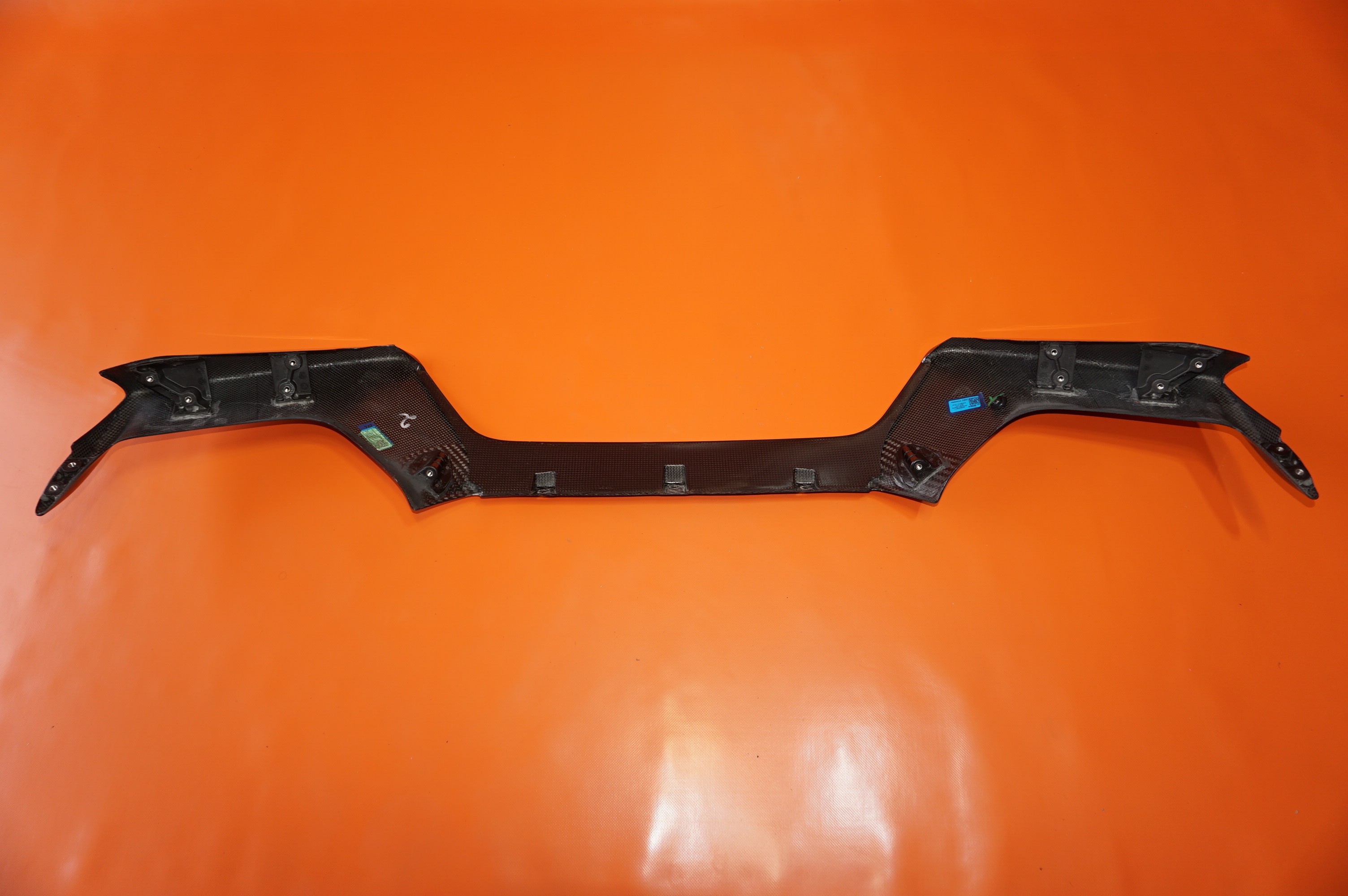 FERRARI 488 PISTA CENTER SPOILER UPPER LIP 2017 2018 2019 2020 CARBON