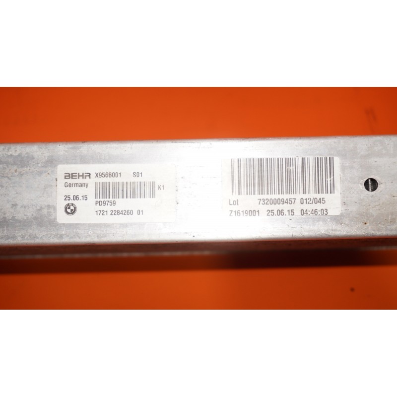 BMW M5 M6 OIL COOLER 2012 2013 2014 2014 2015 17212284260 F12 OEM