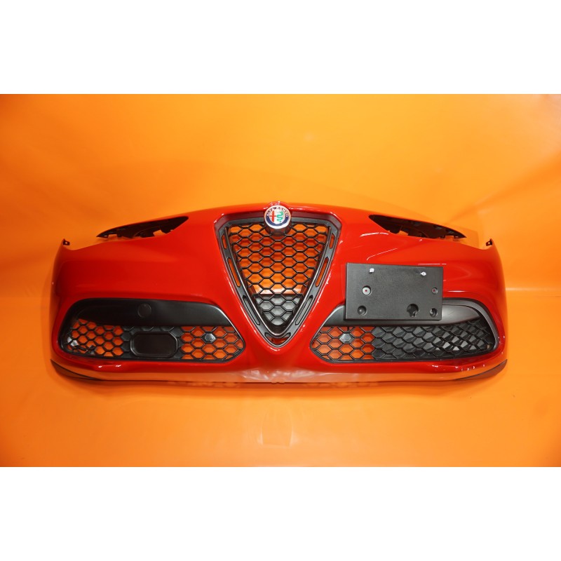 ALFA ROMEO STELVIO FRONT BUMPER RED SPORT 2017 2018 2019 OEM