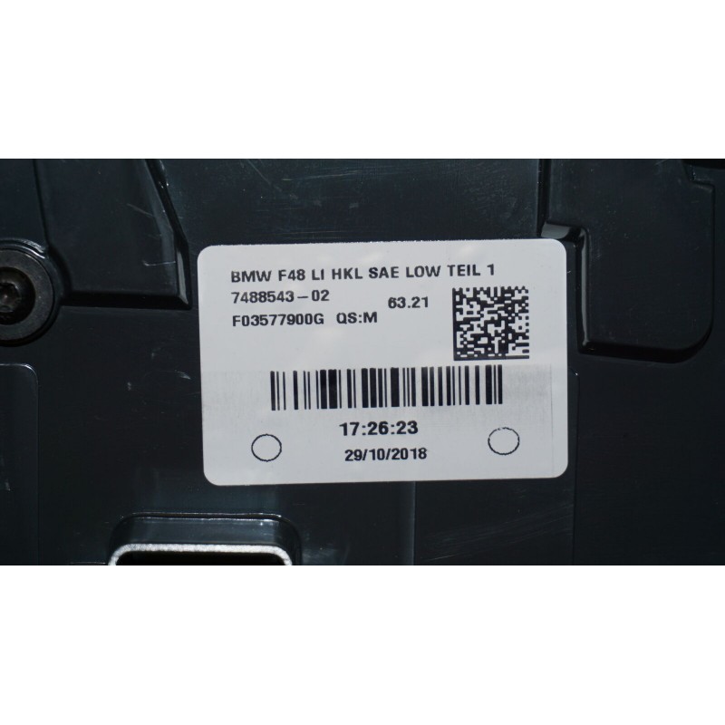 BMW X1 TAIL LIGHT LEFT DRIVER 2016 2017 2018 F48