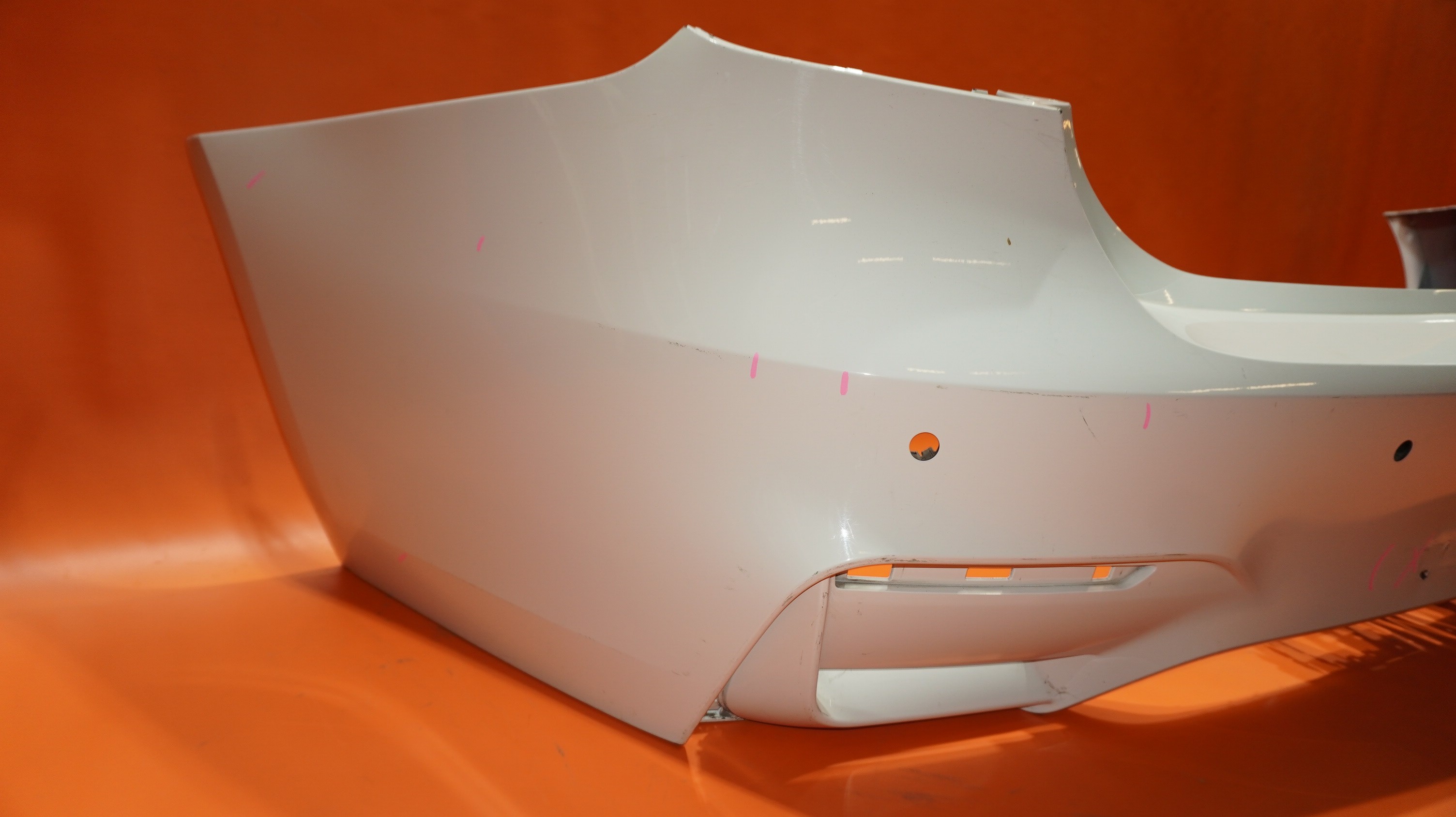 BMW M3 REAR BUMPER 2014 2015 2016 F80 51128055852 WHITE OEM