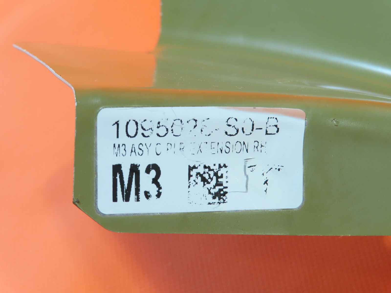 TESLA MODEL 3 C PILLAR PLR EXTENSION RIGHT REAR 2017 2018