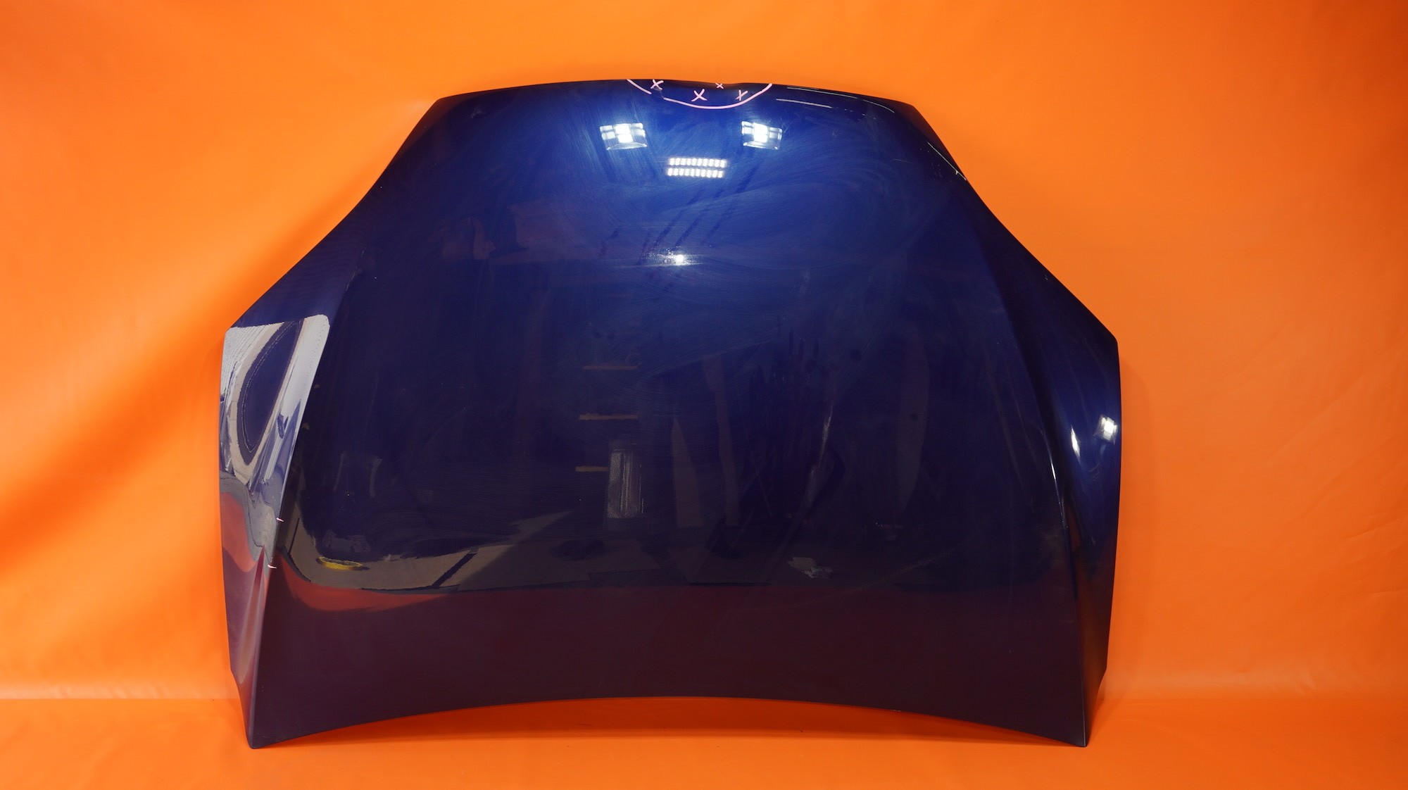 TESLA MODEL X HOOD 2016 2017 2018 2019 BLUE OEM