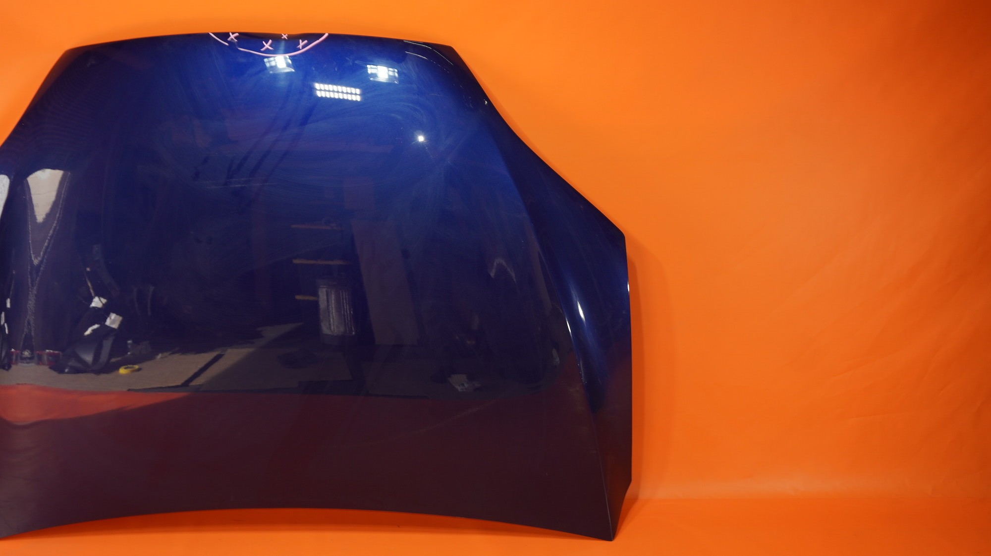 TESLA MODEL X HOOD 2016 2017 2018 2019 BLUE OEM