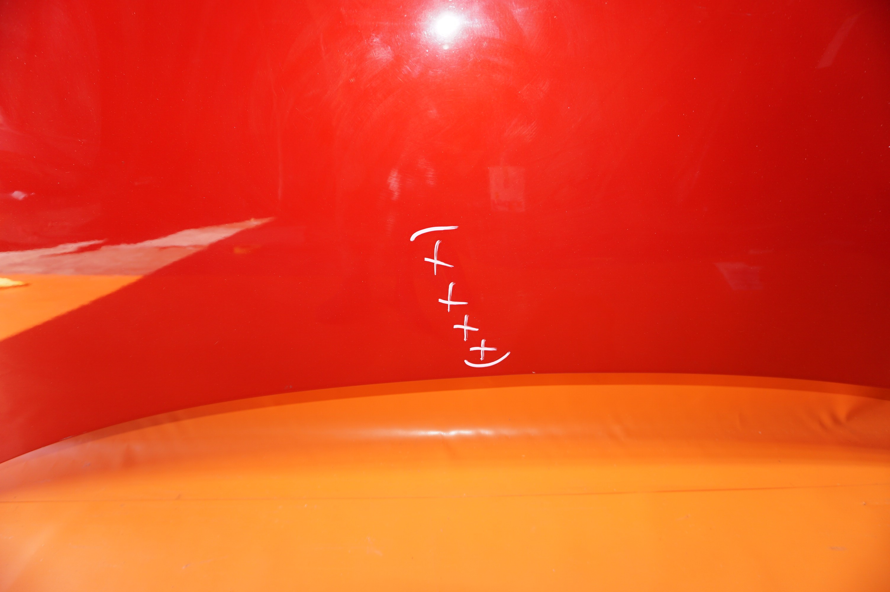 TESLA MODEL S HOOD 2016 2017 2018 2019 2020 RED OEM