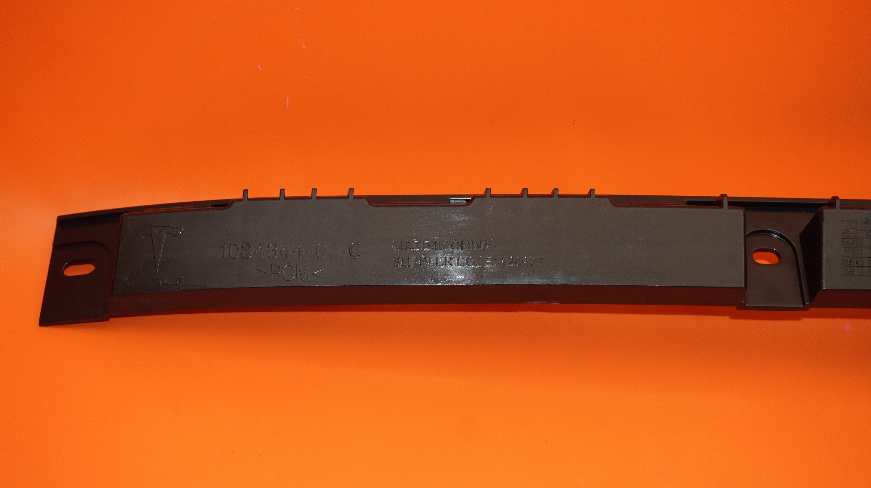 TESLA MODEL X REAR BUMPER BRACKET CENTER 2016 2017 2018 2019 2020 ...