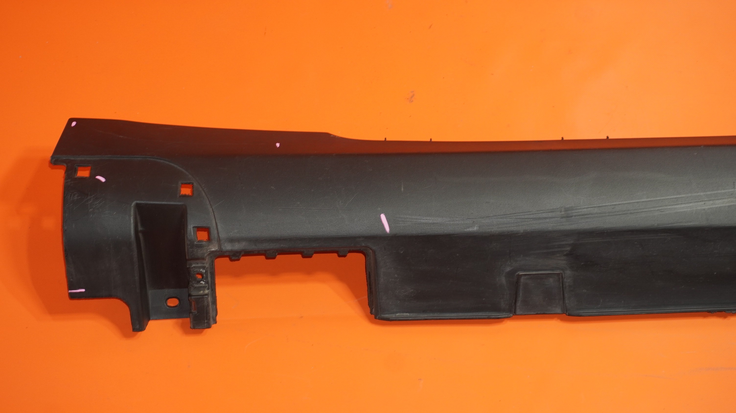 TESLA MODEL S ROCKER MOLDING 2012 2013 2014 2015 TEXTURE