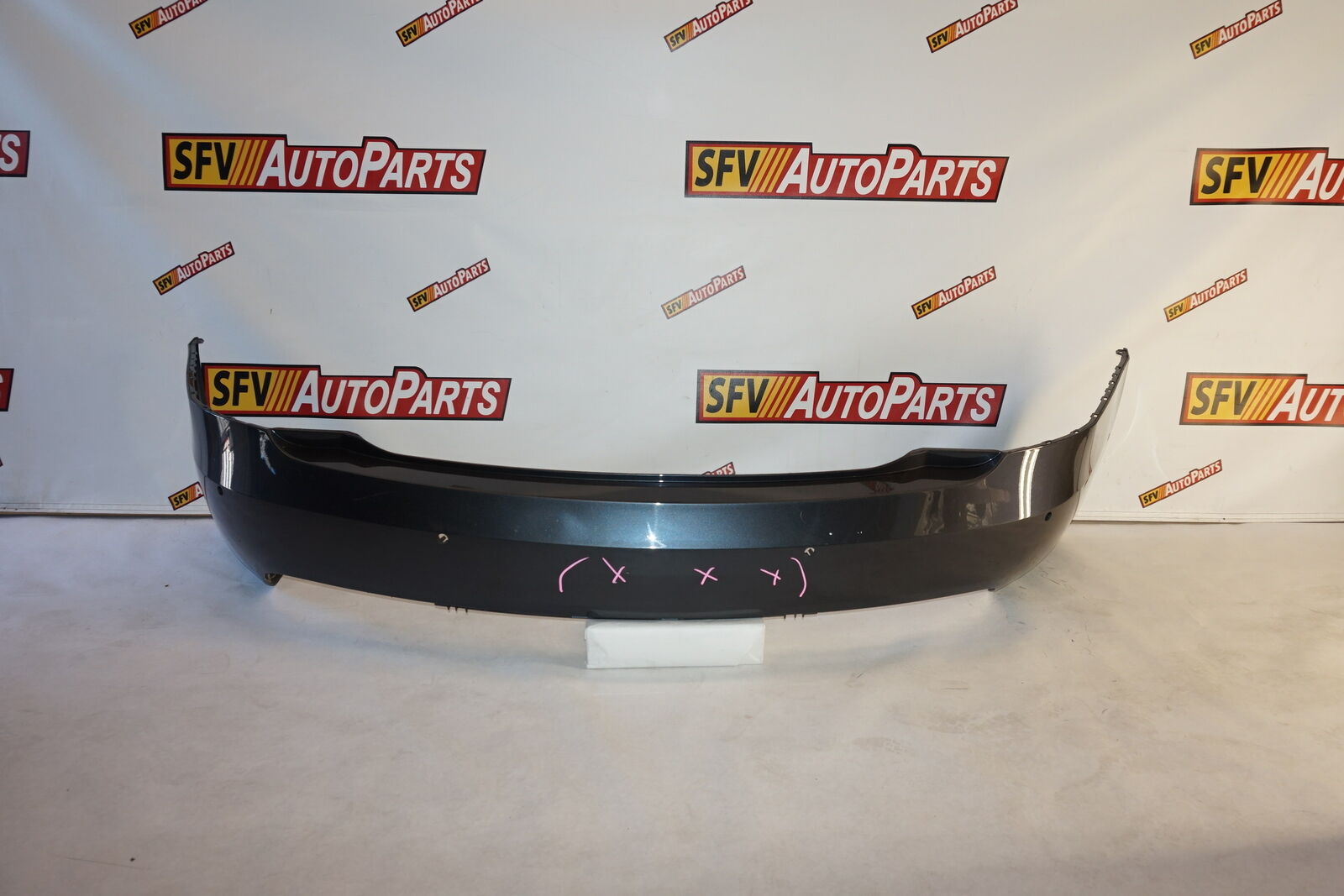 TESLA MODEL S REAR BUMPER 2016 2017 2018 2019 2020 1057319-01-B GRAY OEM