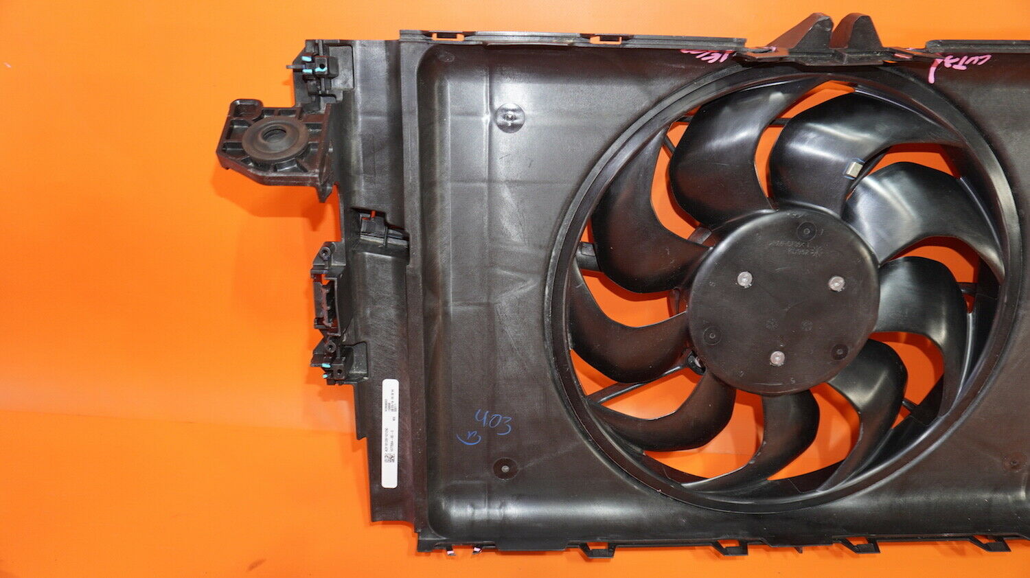 TESLA MODEL 3 RADIATOR FAN 2017 2018 2019 1077084-00-D OEM