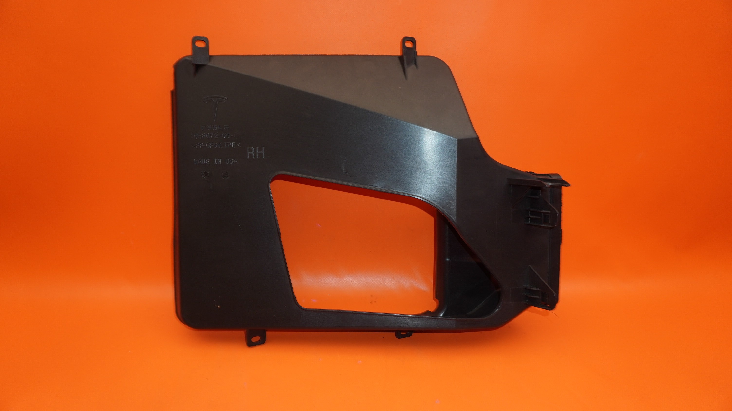 TESLA MODEL S COOLING AIR DUCT RIGHT 2016 2017 2018 2019 2020 1058072 ...