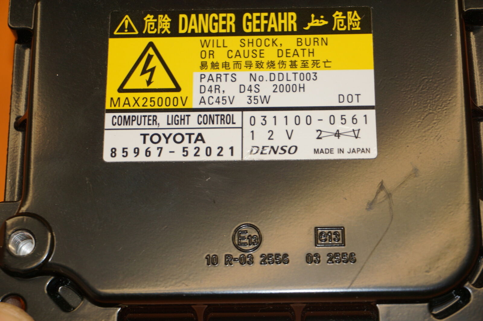 LEXUS ES350 XENON BOX MODULE HEADLIGHT CONTROL UNIT 2013 2014 2015 ...