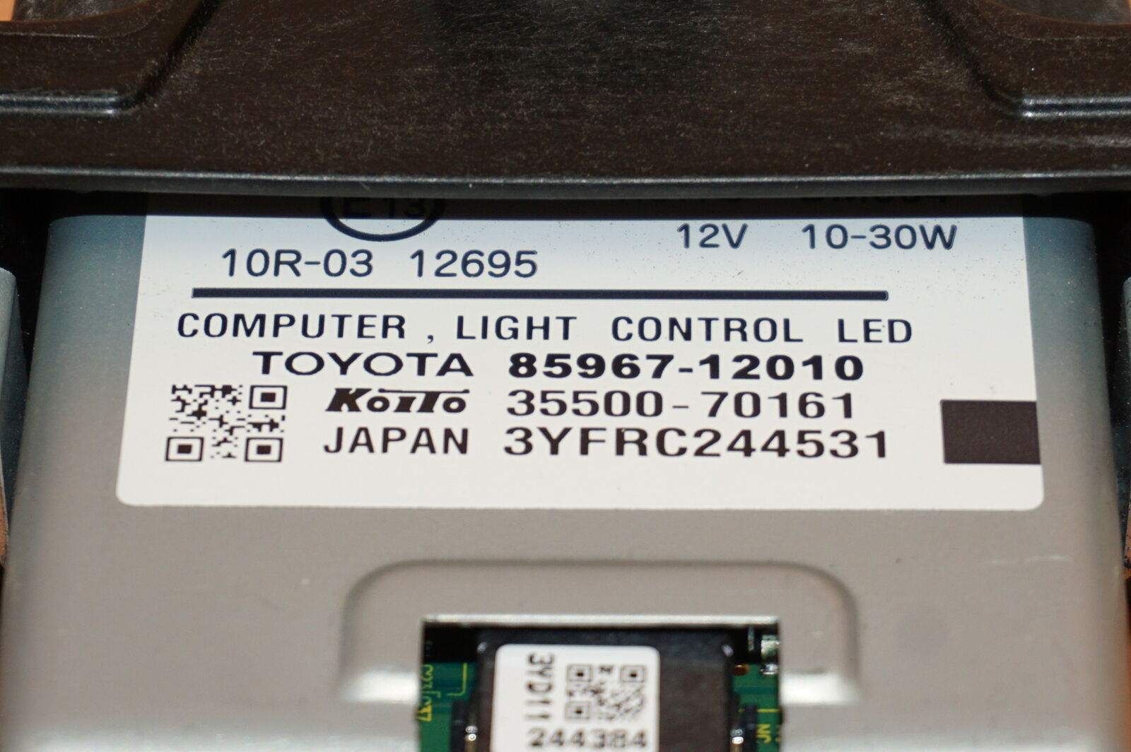 LEXUS IS250 LED MODULE HEADLIGHT CONTROL UNIT 2014 2015 2016 85967 ...