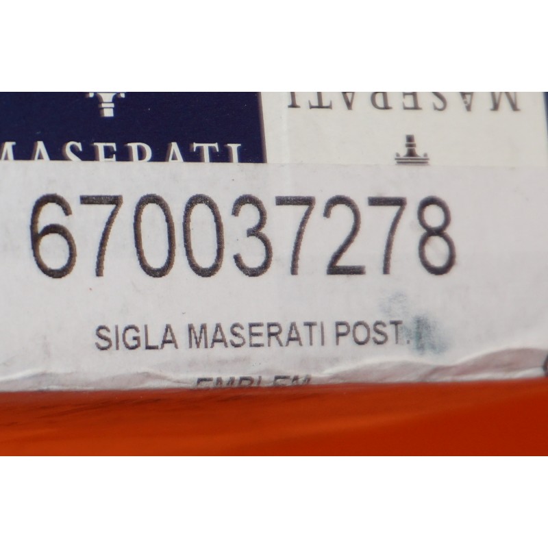 MASERATI GHIBLI LOGO 2014 2015 2016 2017 2018 670037278 LEVANTE OEM