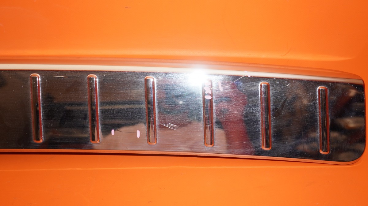 MERCEDES BENZ GL350 REAR BUMPER CHROME 2010 2011 2012 GL550 GL450 A164 ...