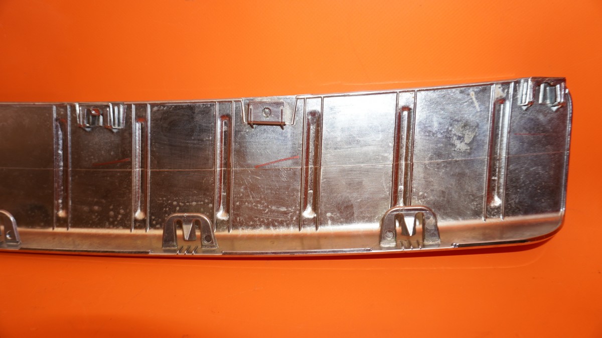 MERCEDES BENZ GL350 REAR BUMPER CHROME 2010 2011 2012 GL550 GL450 A164 ...