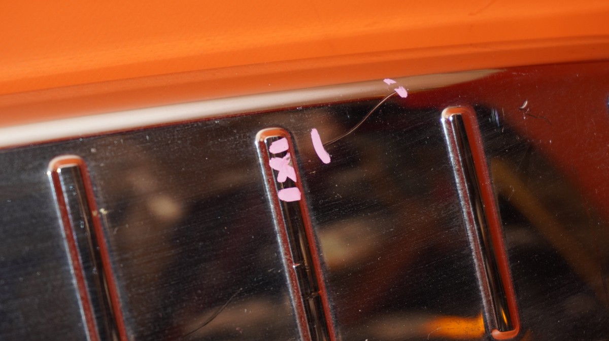 MERCEDES BENZ GL350 REAR BUMPER CHROME 2010 2011 2012 GL550 GL450 A164 ...