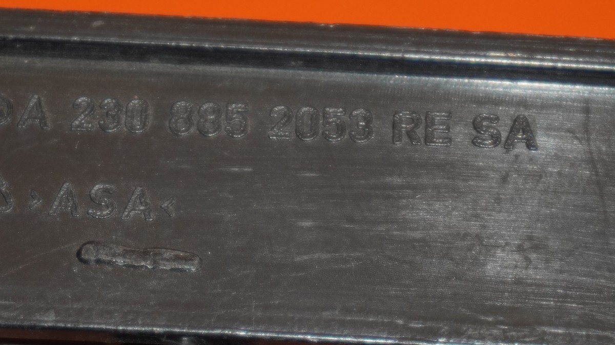 MERCEDES BENZ SL550 GRILLE RIGHT FOG LIGHT 2009 2010 2011 2012 ...