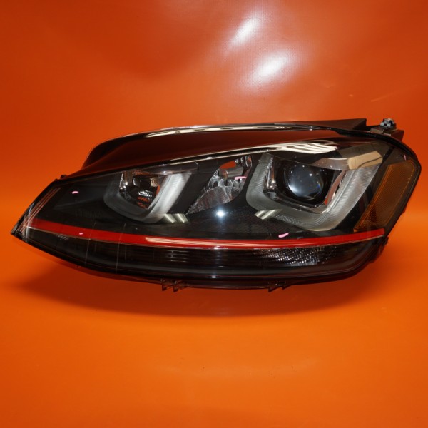 VW GOLF GTI HEADLIGHT LEFT DRIVER 2015 2016 2017 BI XENON 56M941753A OEM