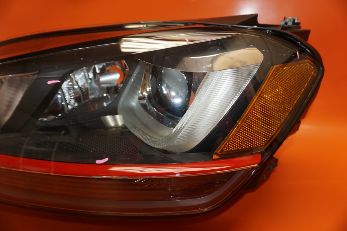 VW GOLF GTI HEADLIGHT LEFT DRIVER 2015 2016 2017 BI XENON 56M941753A OEM