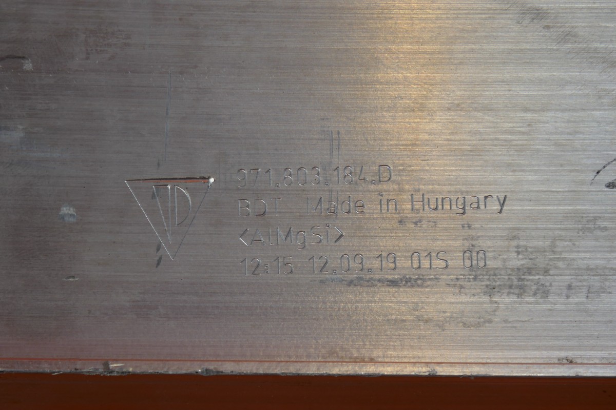 PORSCHE PANAMERA REINFORCEMENT REAR 2017 2018 2019 2020 971803184B OEM