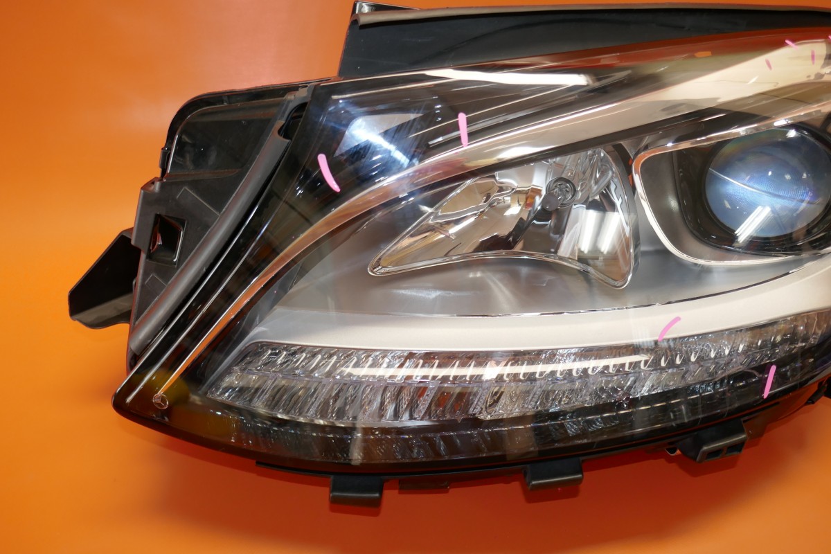 MERCEDES BENZ GLE350 HEADLIGHT LEFT DRIVER 2015 2016 HALOGEN ...