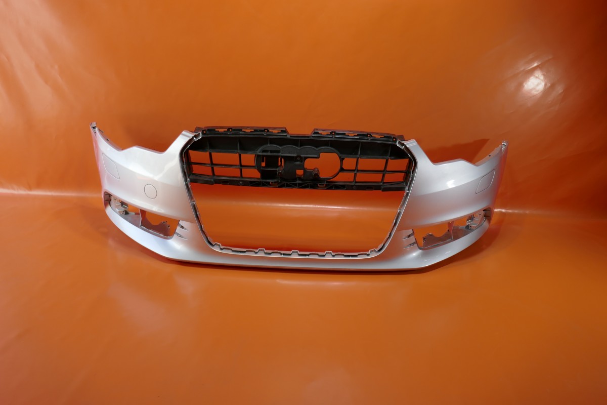 AUDI A6 FRONT BUMPER 2012 2013 2014 SILVER 4G0807437 OEM