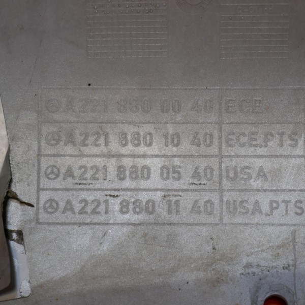 MERCEDES BENZ S550 FRONT BUMPER 2007 2008 2009 SILVER A2218800040 OEM