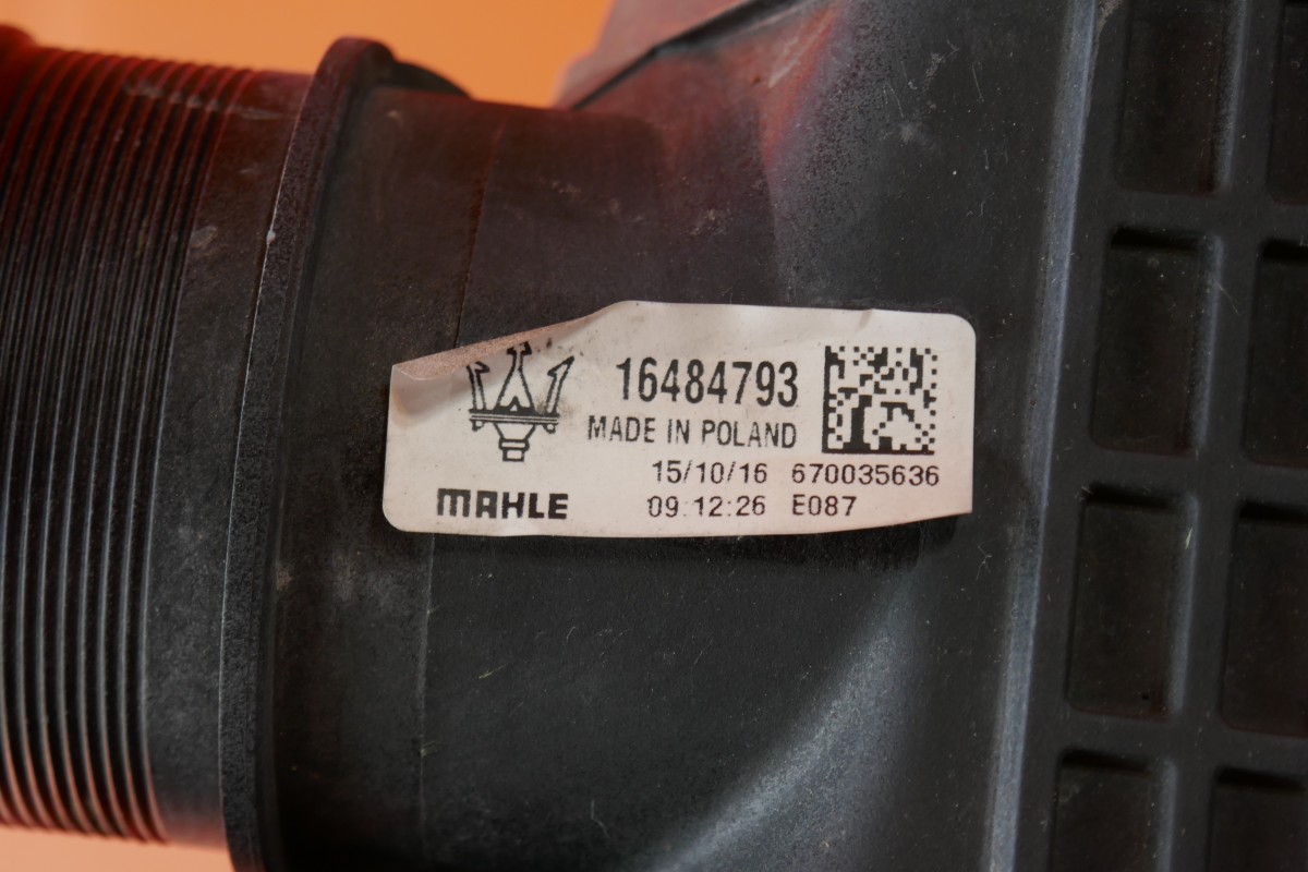 MASERATI GHIBLI INTERCOOLER LEFT DRIVER 2014 2015 2016 2017 2018 2019 ...