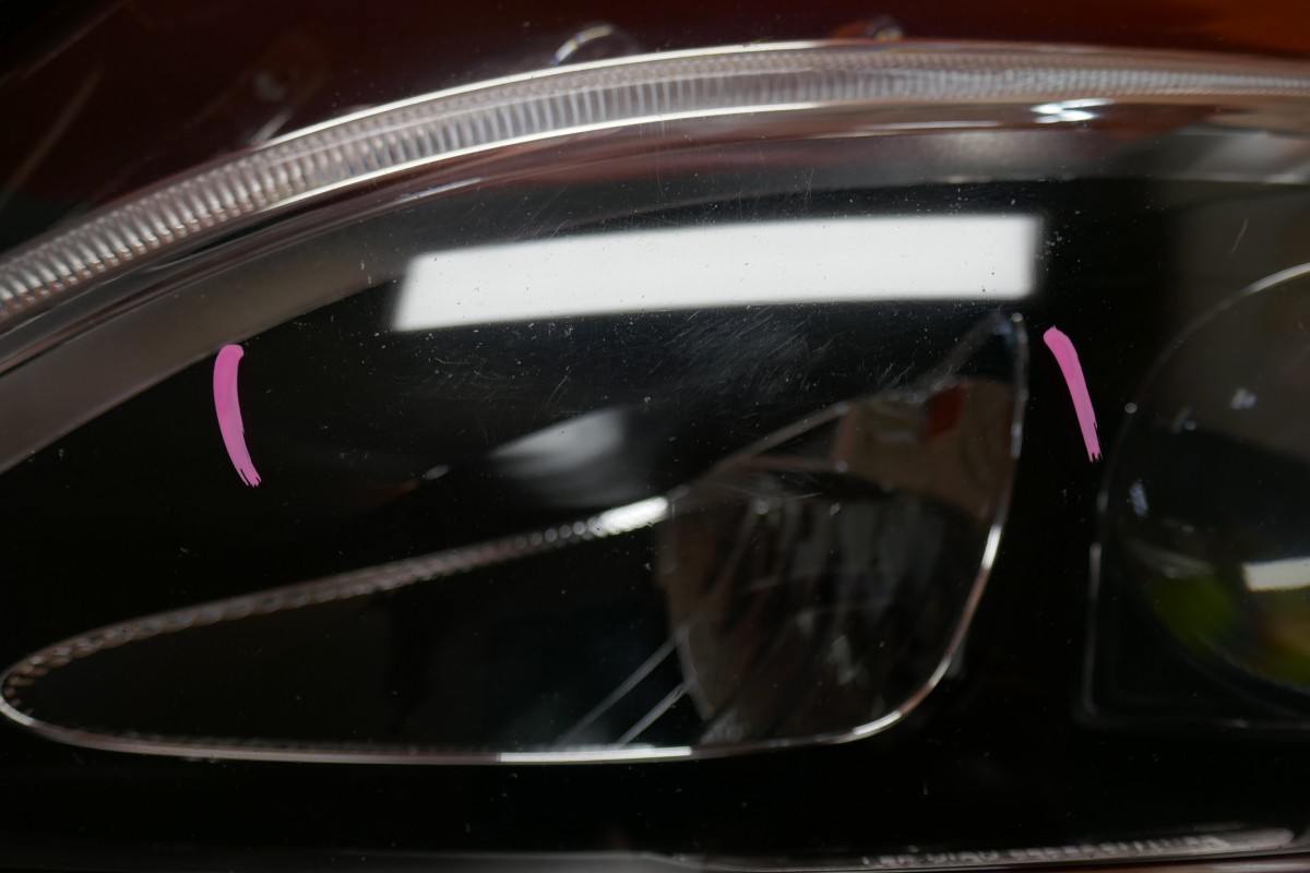 MERCEDES BENZ C300 HEADLIGHT LEFT DRIVER 2015 2016 2017 LED C400 ...